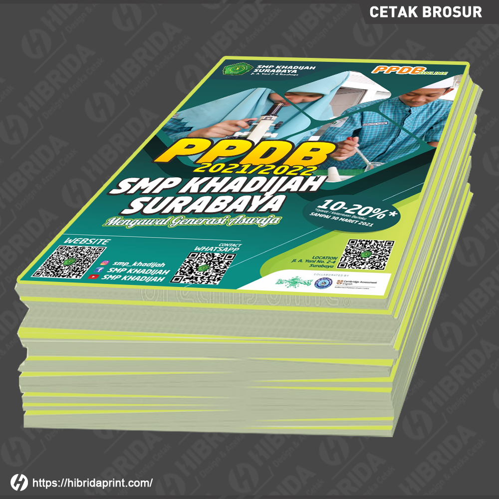 Cetak Brosur A5 | Layanan Design dan Jasa Cetak Hibrida Print