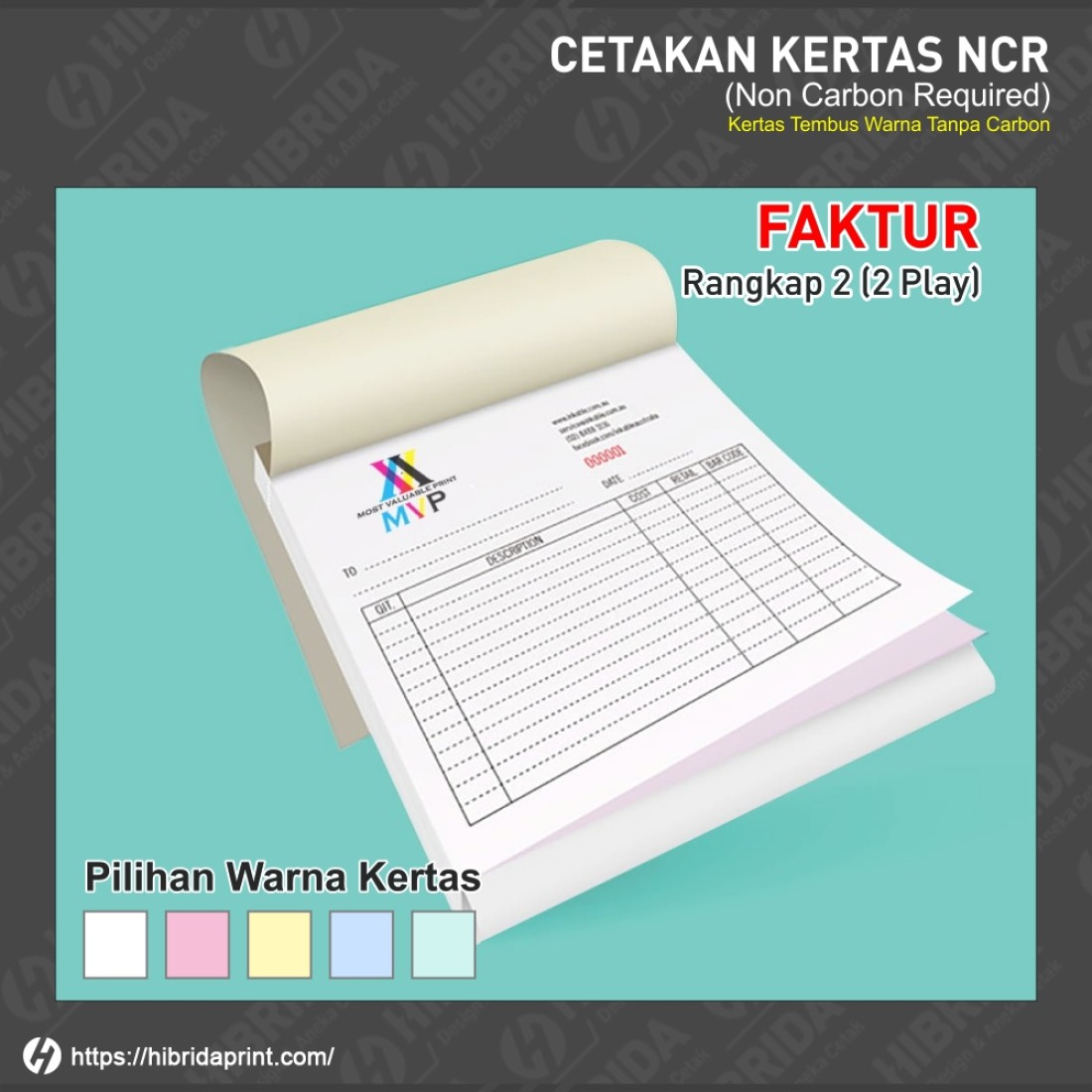 Jasa Percetakan Formulir 2 Play