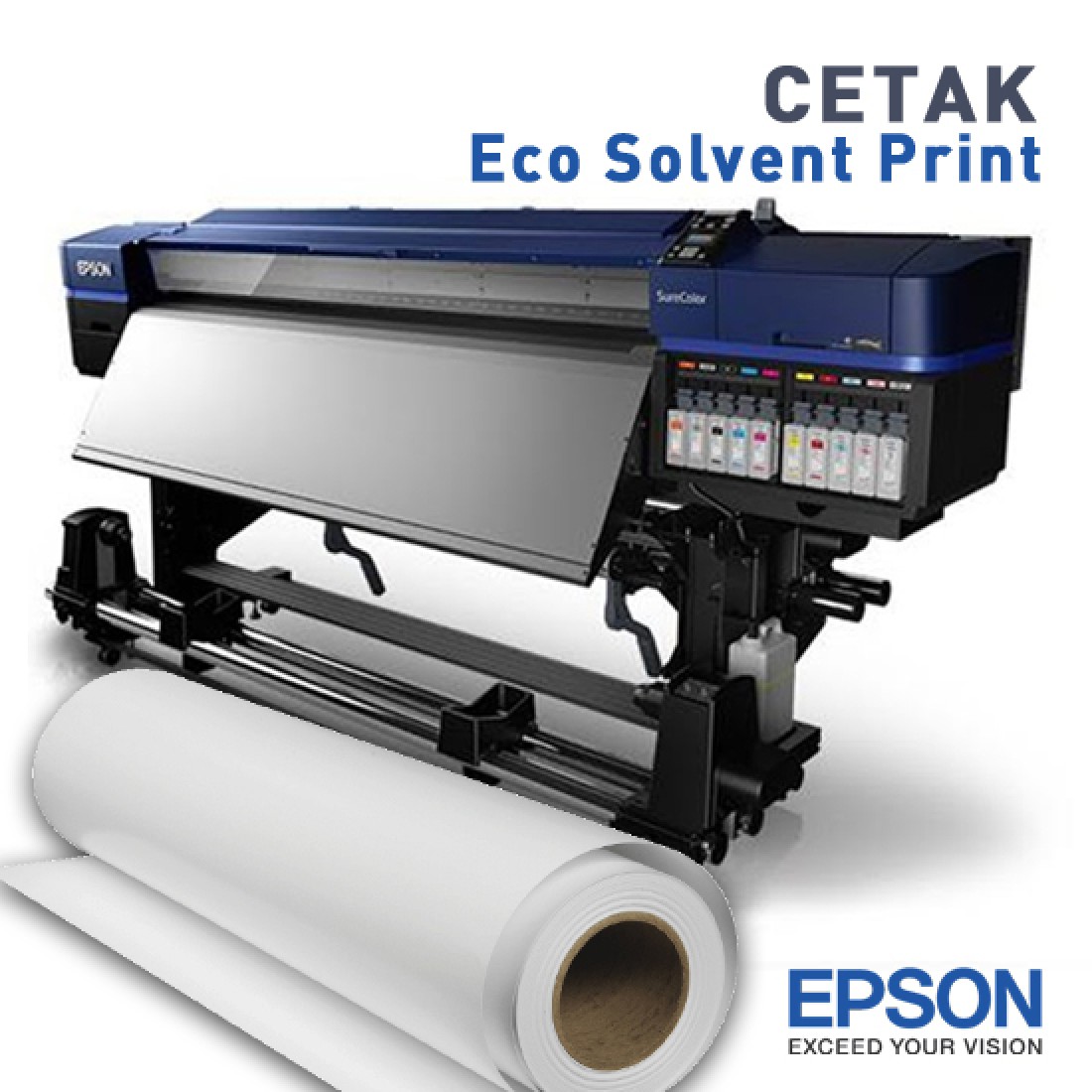 Jasa Cetak Stiker Vinyl Orajet - Print Eco Epson
