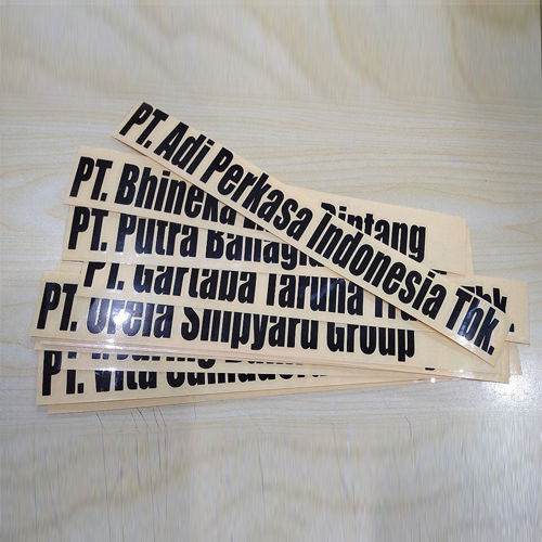 Cutting Stiker Nama Perusahaan | Jasa Cutting Stiker Online