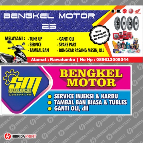 Design dan Cetak Banner Spanduk Bengkel Motor 02