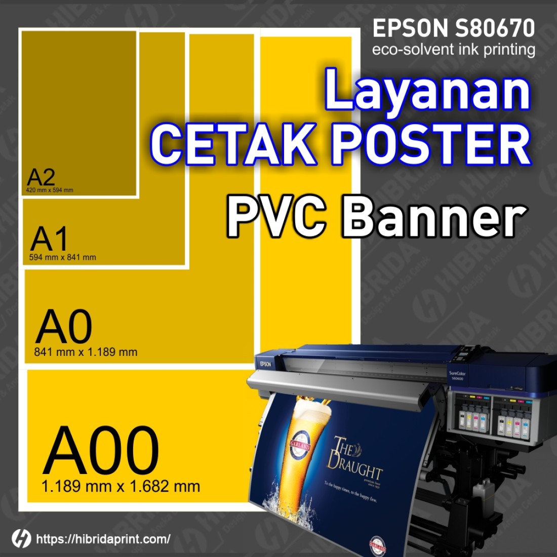 Jasa Cetak Poster PVC Banner - Print Latex HP