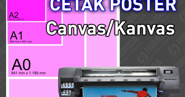 Jasa Cetak Poster Canvas - Print UV AW