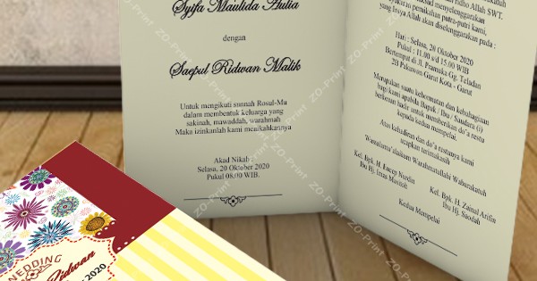 File Template Undangan Vintage 054 Format CDR