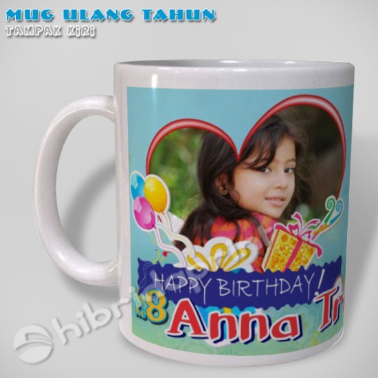 Mug Ultah Winnie The Pooh 01 | Layanan Design dan Jasa Cetak Hibrida Print