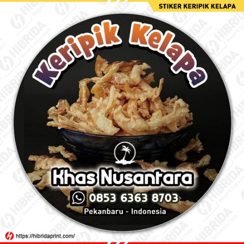 Stiker Label Kemasan Kacang Telor | Layanan Design dan Jasa Cetak ...