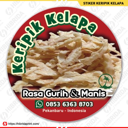 Stiker Label Kemasan Kacang Telor | Layanan Design dan Jasa Cetak ...