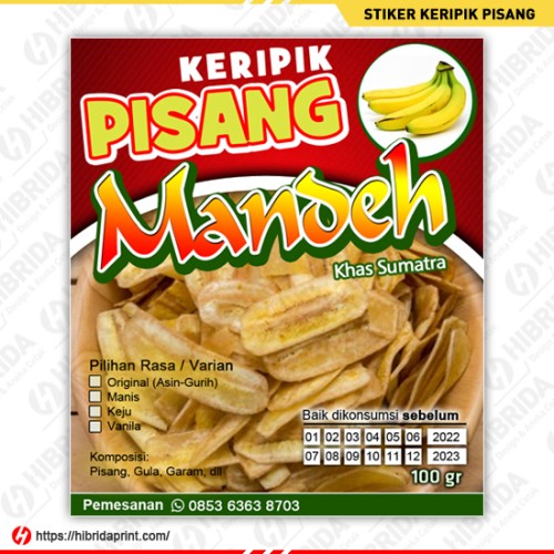 Stiker Label Kemasan Kacang Telor | Layanan Design dan Jasa Cetak ...