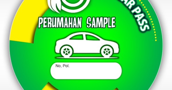 Stiker Car Pass Mobil 002| Layanan Design dan Jasa Cetak Hibrida Print