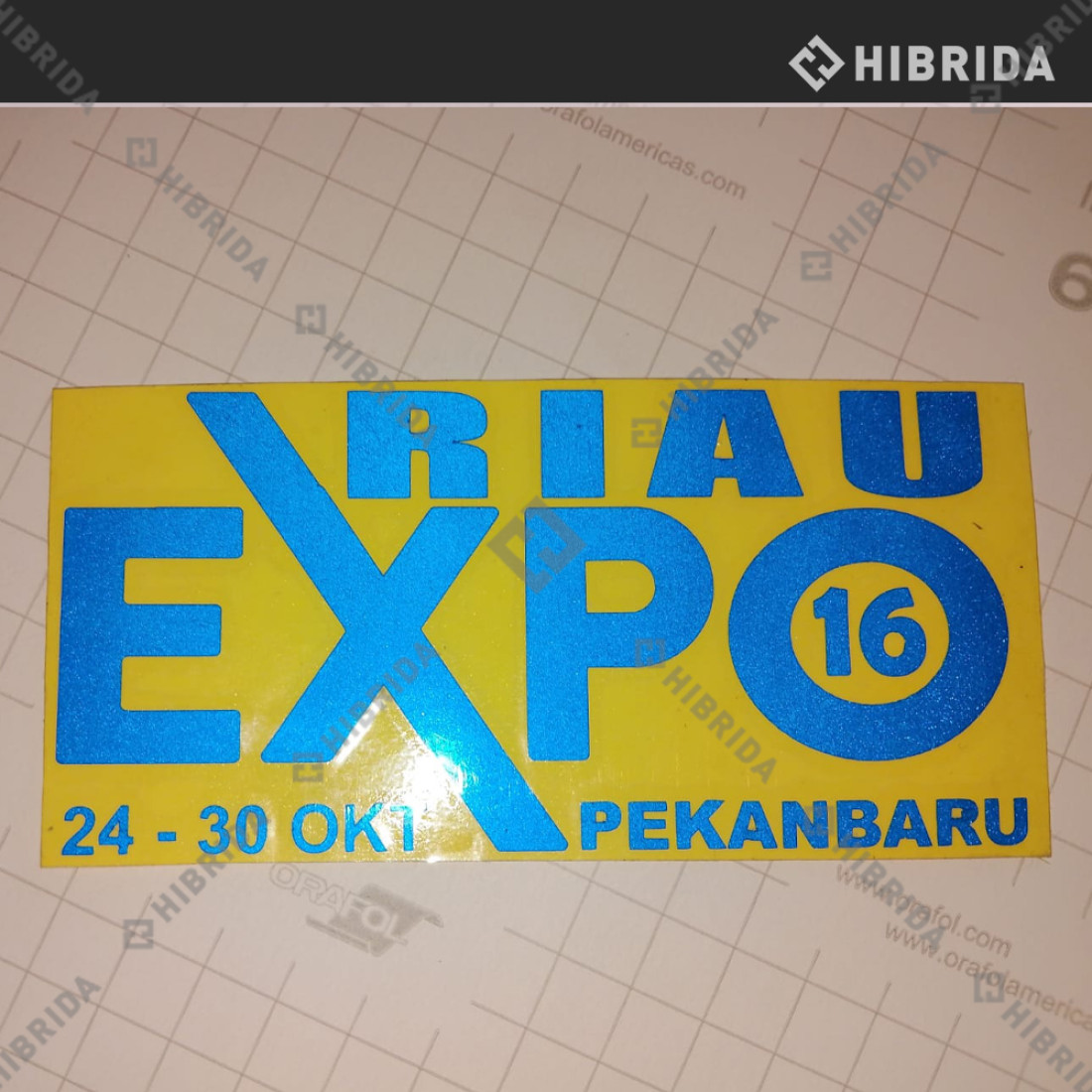 Jasa Pembuatan Cutting Stiker Logo Expo